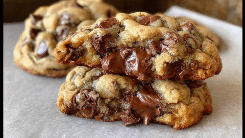 Bakery Style Chocolate Chip Cookies – Thick & Gooey